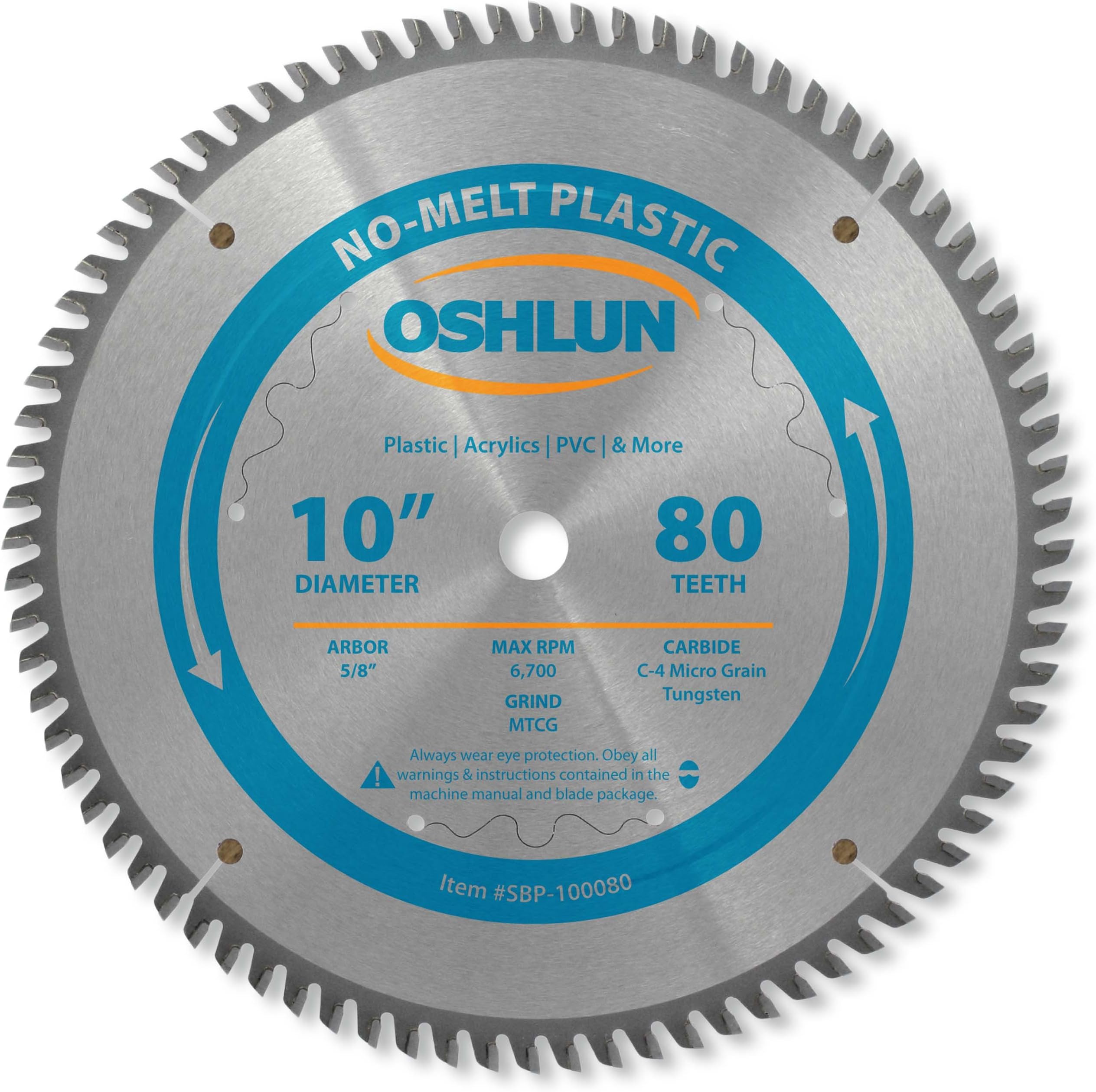 Tenryu PC-25580CB 10" Plastic Cut Blade - Circular Saw Blades - Amazon.com