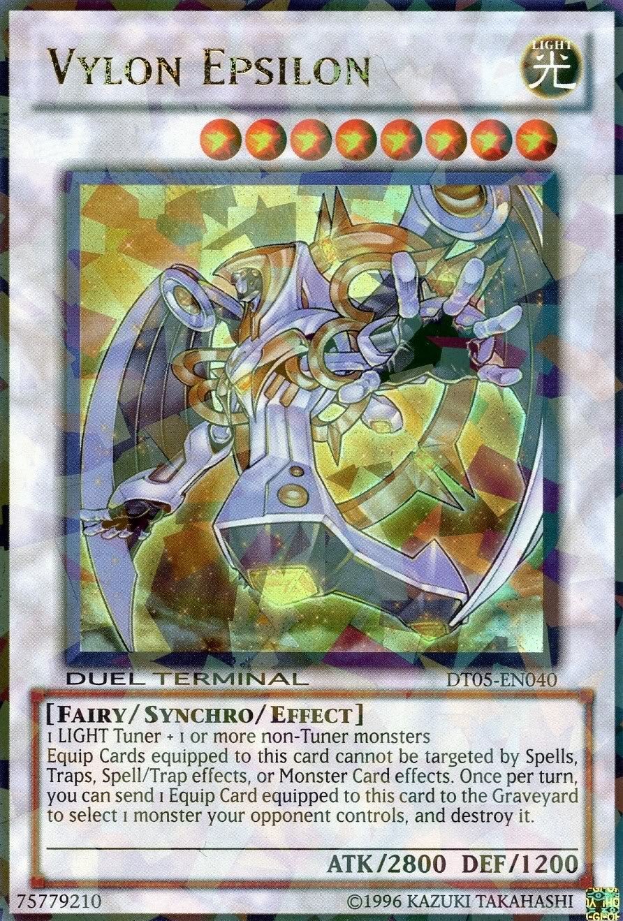 Amazon.com: Yu-Gi-Oh! - Vylon Epsilon (DT05-EN040) - Duel Terminal 5-1st Edition - Ultra Rare ...