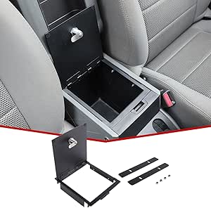 Amazon.com: JeCar Armrest Combination Lock Protector Center Console ...