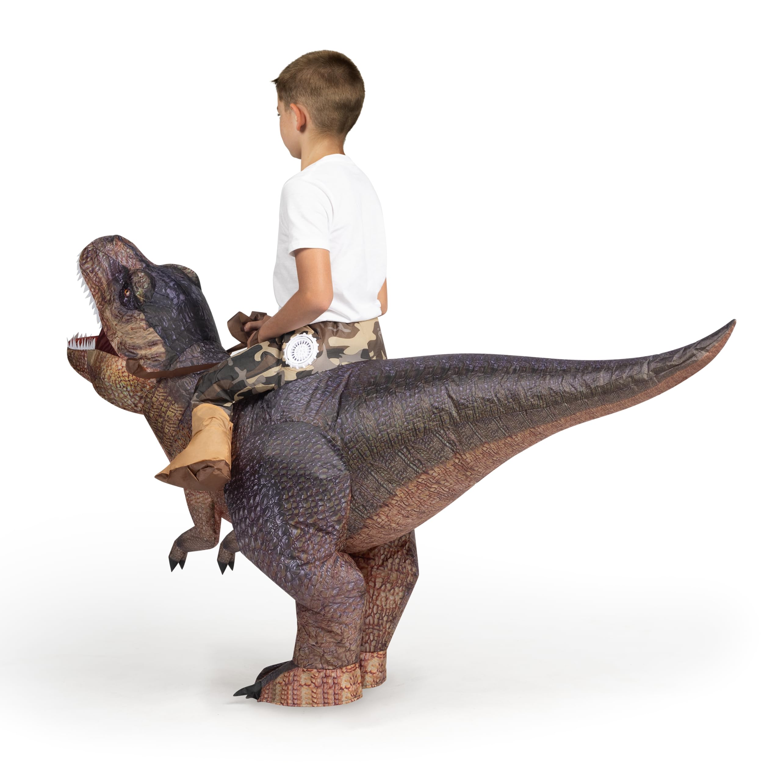 Spooktacular Creations T-Rex Inflatable Costume for Kids, Funny Air ...