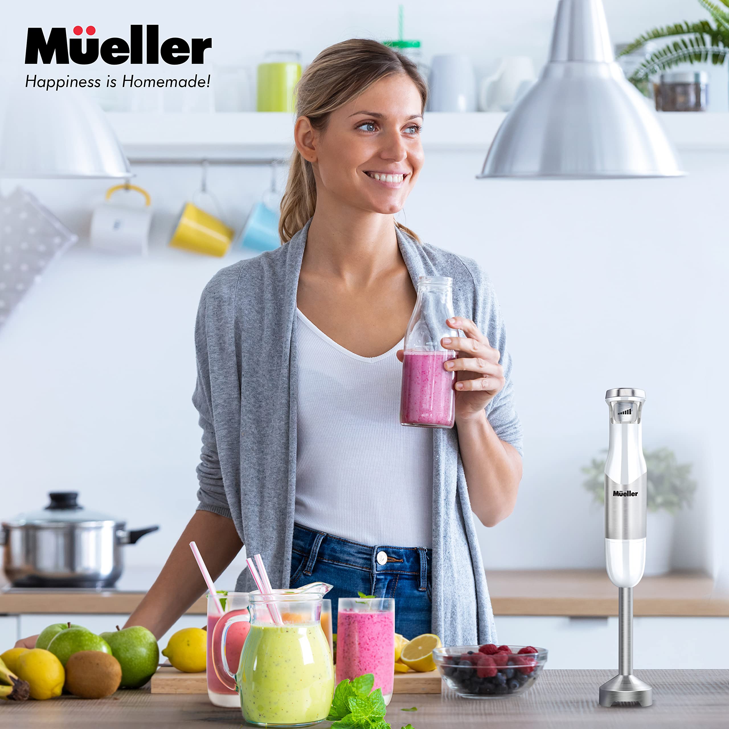 Snapklik.com : Pro Series Hand Blender, 500W Immersion Blender, Heavy ...