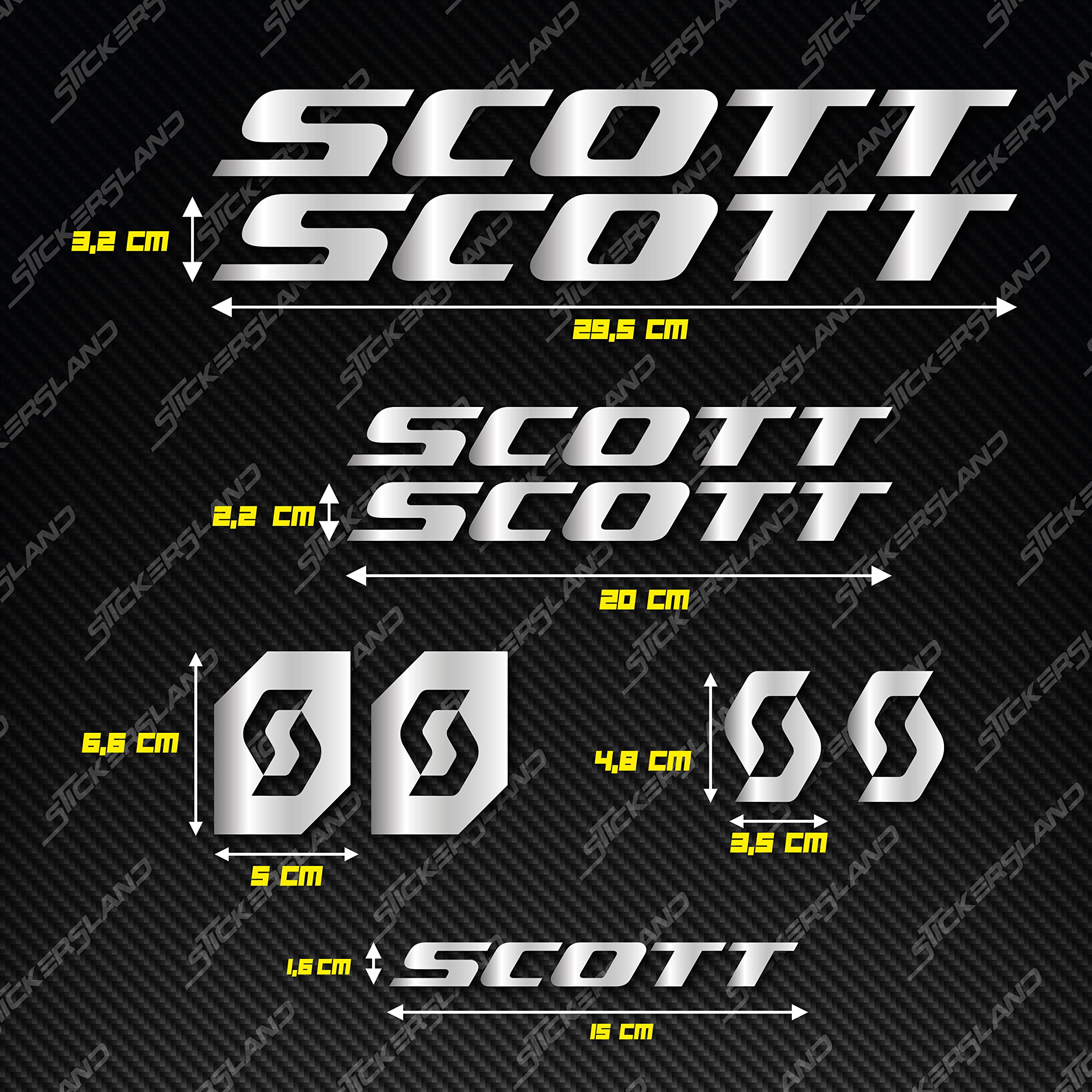 Scott Scale Logo Stickers For SCOTT Bicycle Frame Kit2 At The Best