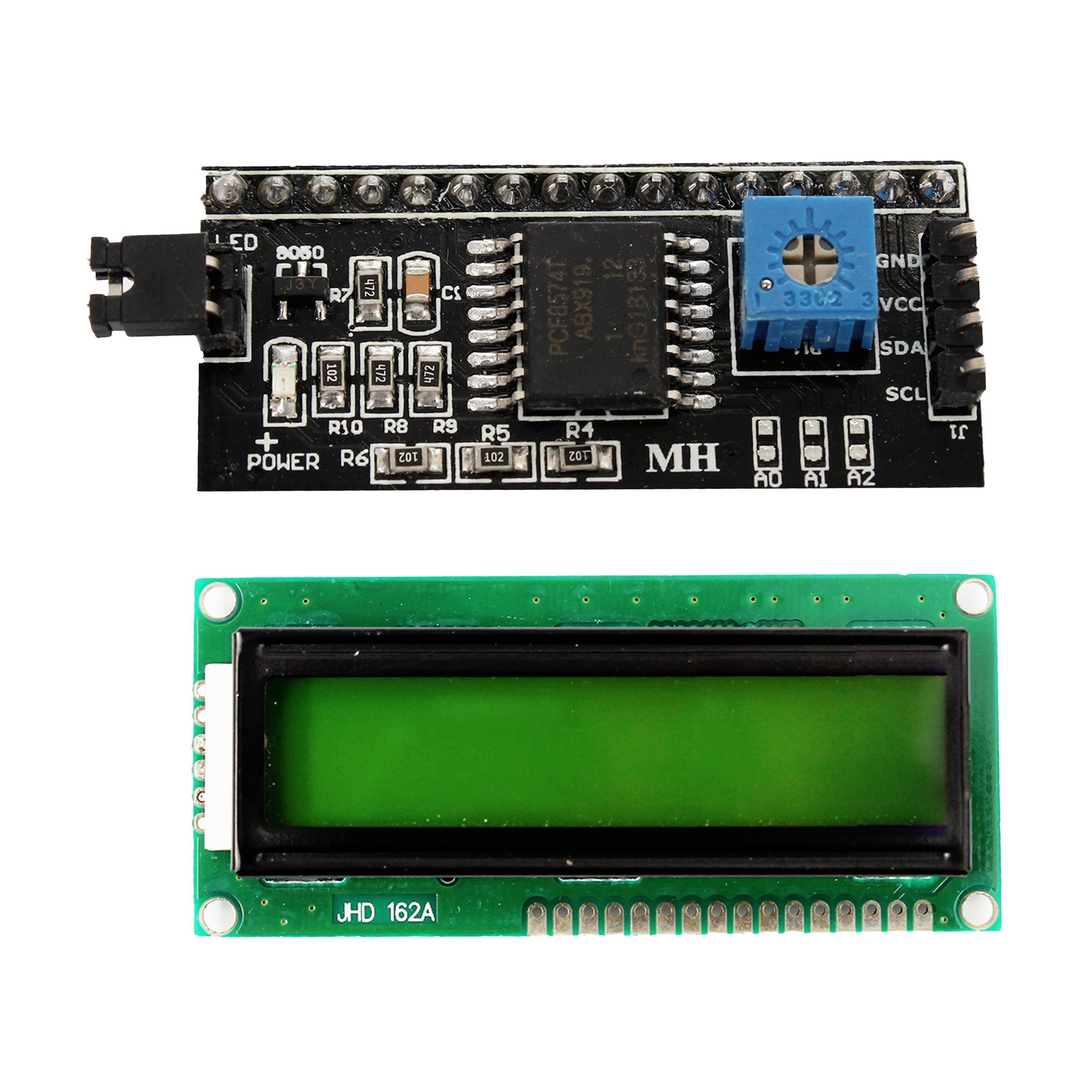 Robotbanao 16x2 Characters (1602) Alphanumeric LCD Display With IIC/I2C ...