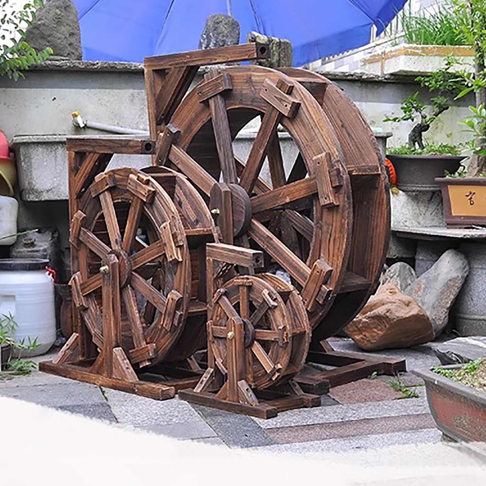 Fountains Back Yard Waterwheel Modern Outdoor Fountains For Stylish