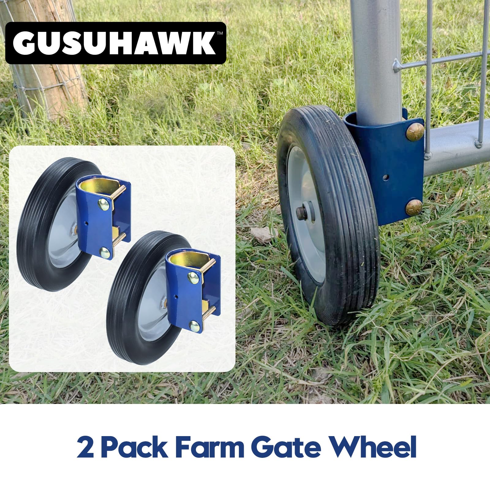 Snapklik.com : 2 Pack Farm Gate Wheel Replaces S16100600, Fence Wheel ...
