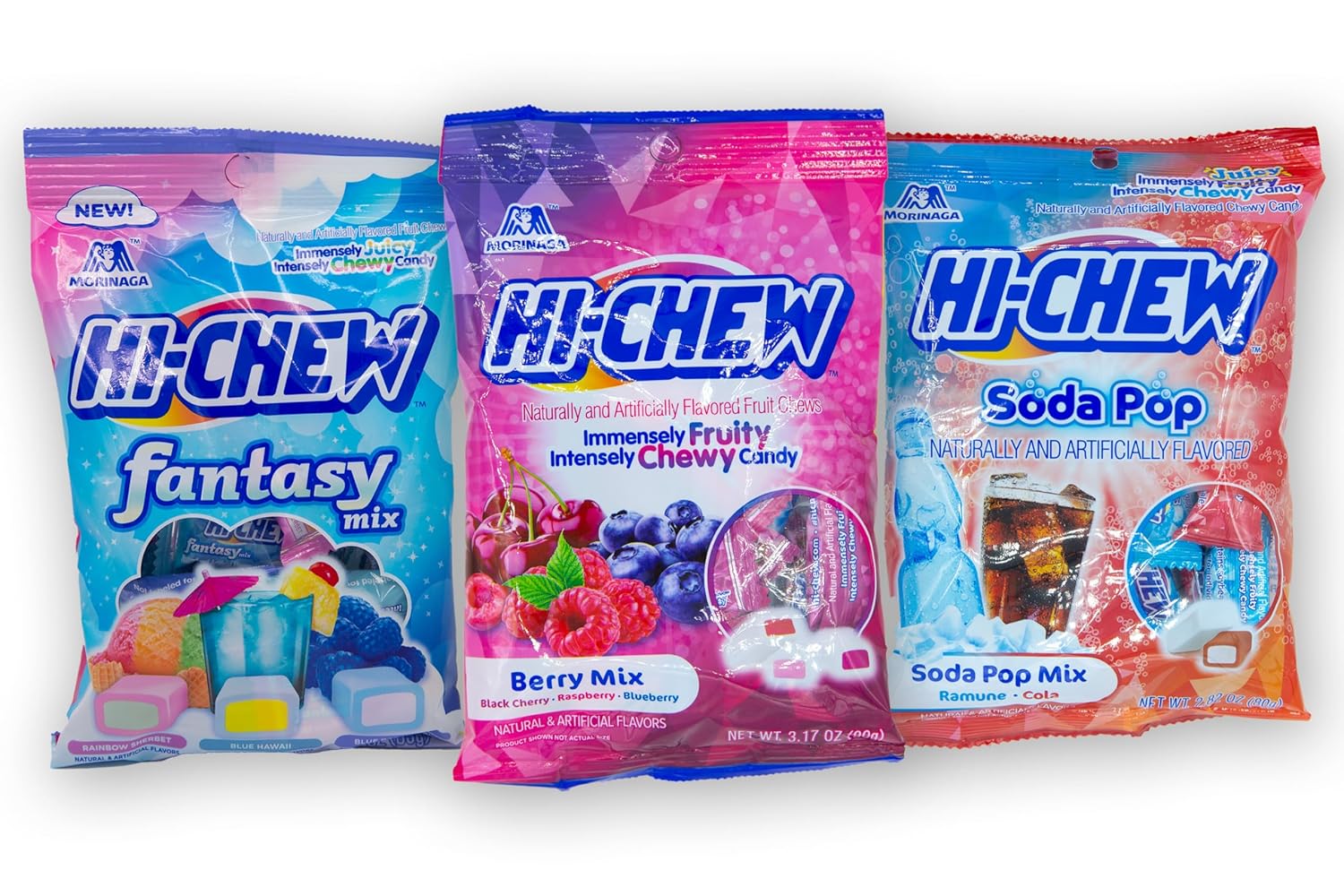 Amazon.com: Soda Pop, Berry Mix and Fantasy Japanese Candy Bundle ...