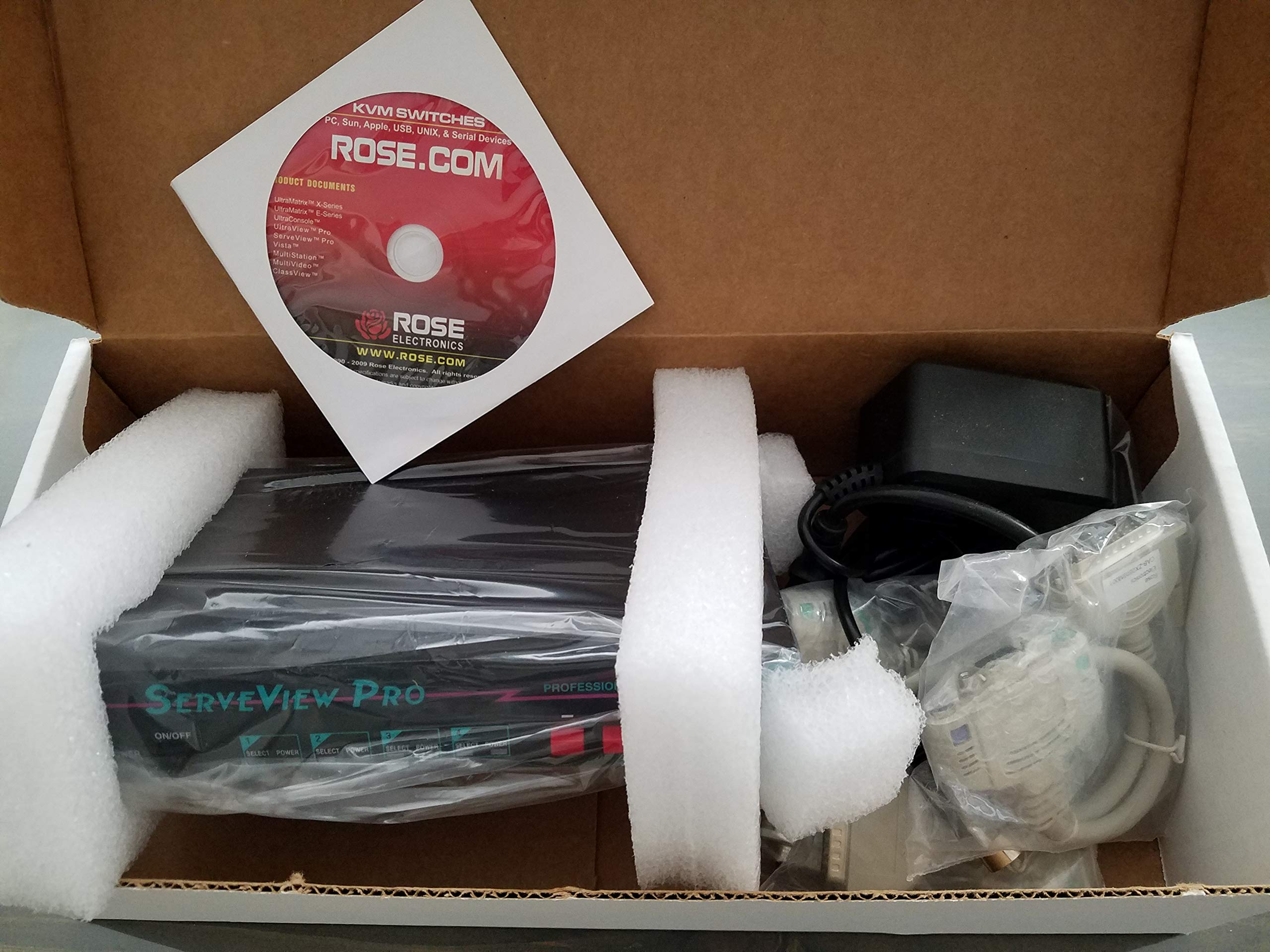 Amazon.com: Rose Electronics ServeView Pro - 2 Port KVM Switch - SPM-2UB 220V : Electronics