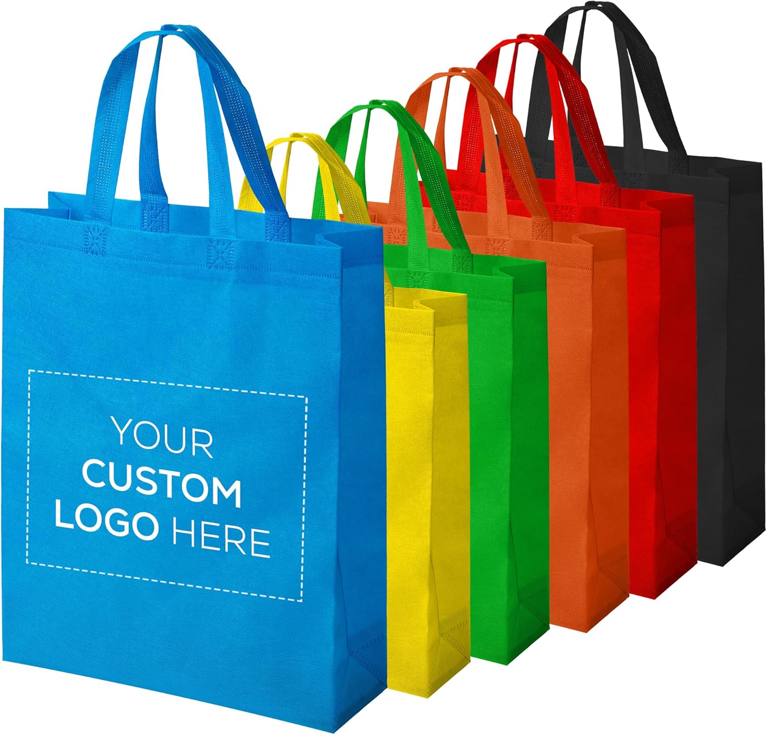 Amazon.com: PEASIFY Custom Tote Bag Bulk Personalized Gift Bag with ...