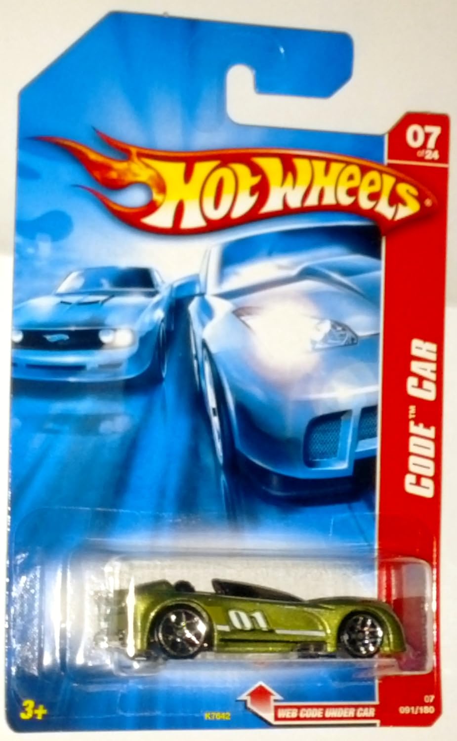 Amazon.com: Hot Wheels 2007 Code Car Monoposto 1:64 #7 of 24 Scale Die ...
