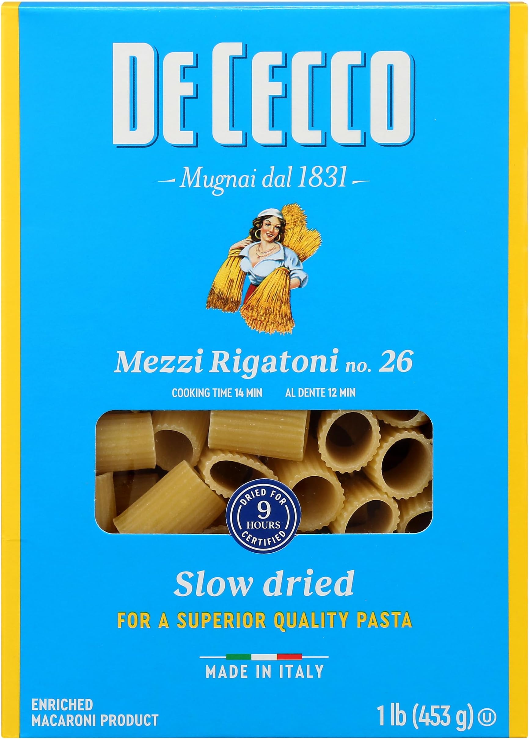 Amazon.com : Barilla, Mezzi Rigatoni Pasta, 16oz Box (Pack of 3 ...