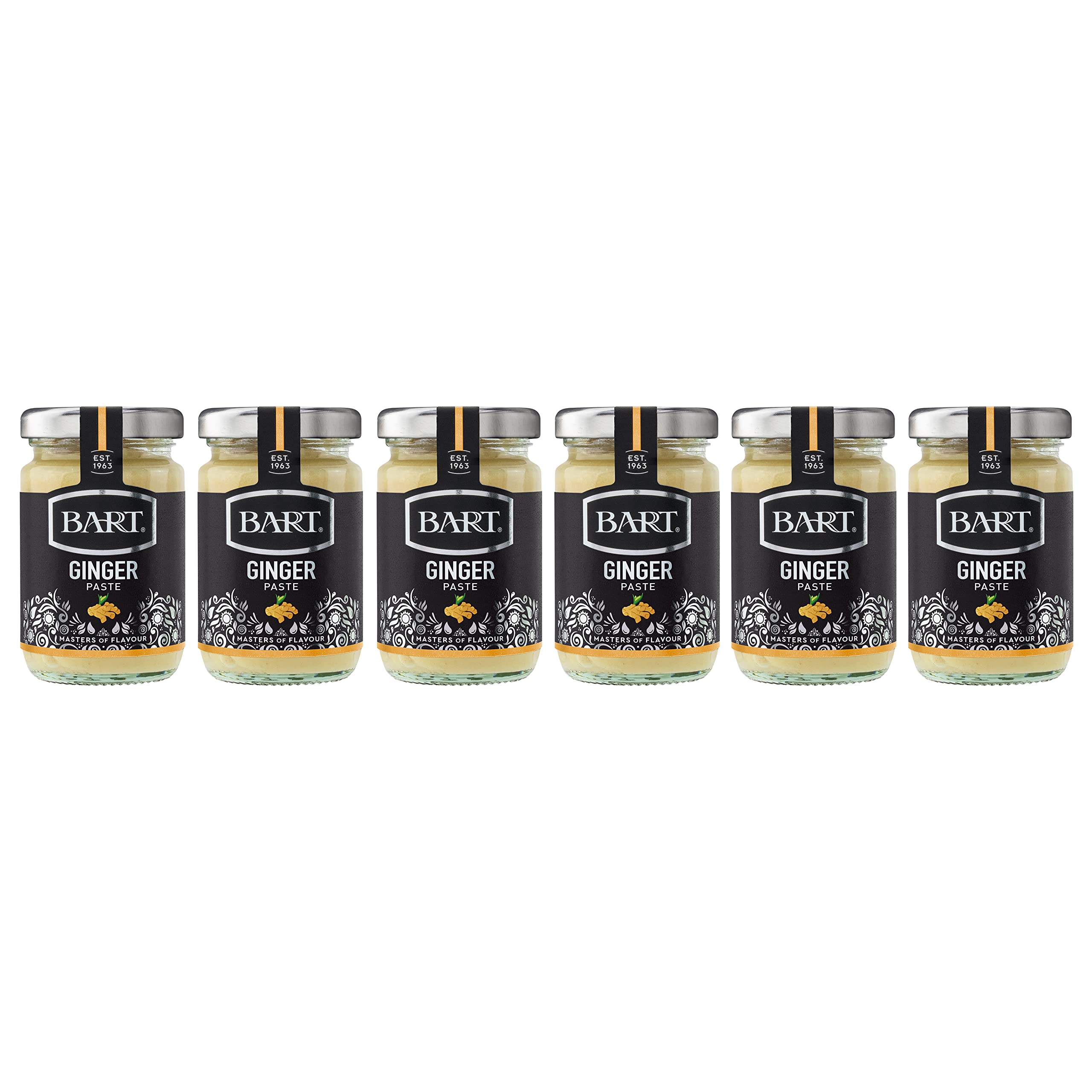 BART Paste Ginger Paste Jar - Pack of 6 x 95g - Instant Intense Ginger ...