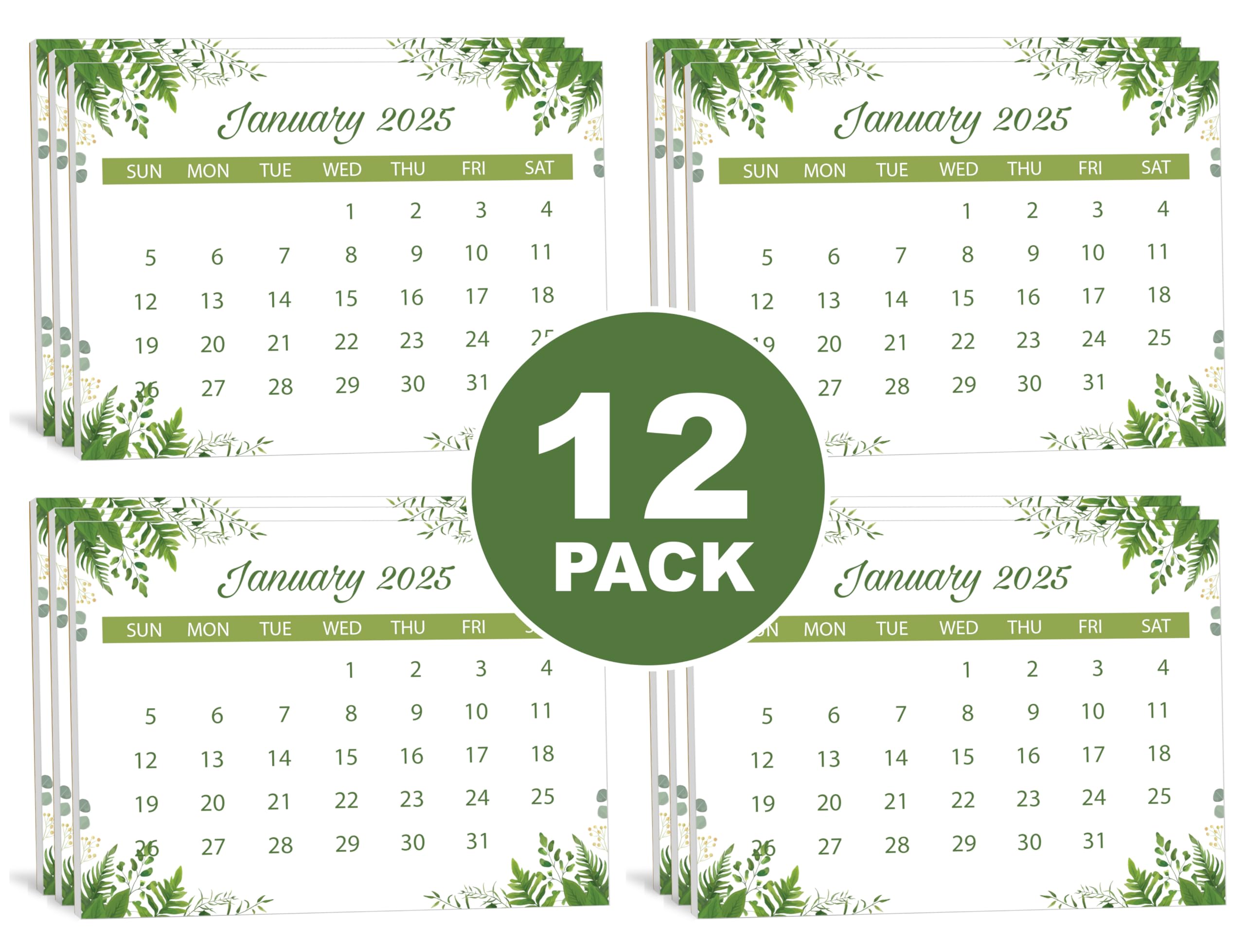 Amazon.com : 2025 Mini Calendars (12-Pack), Tear off Calendars for ...