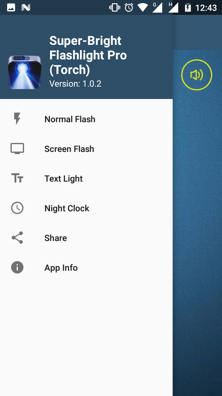 Super-Bright Flashlight Pro (Torch) + Led Clock - App on Amazon Appstore