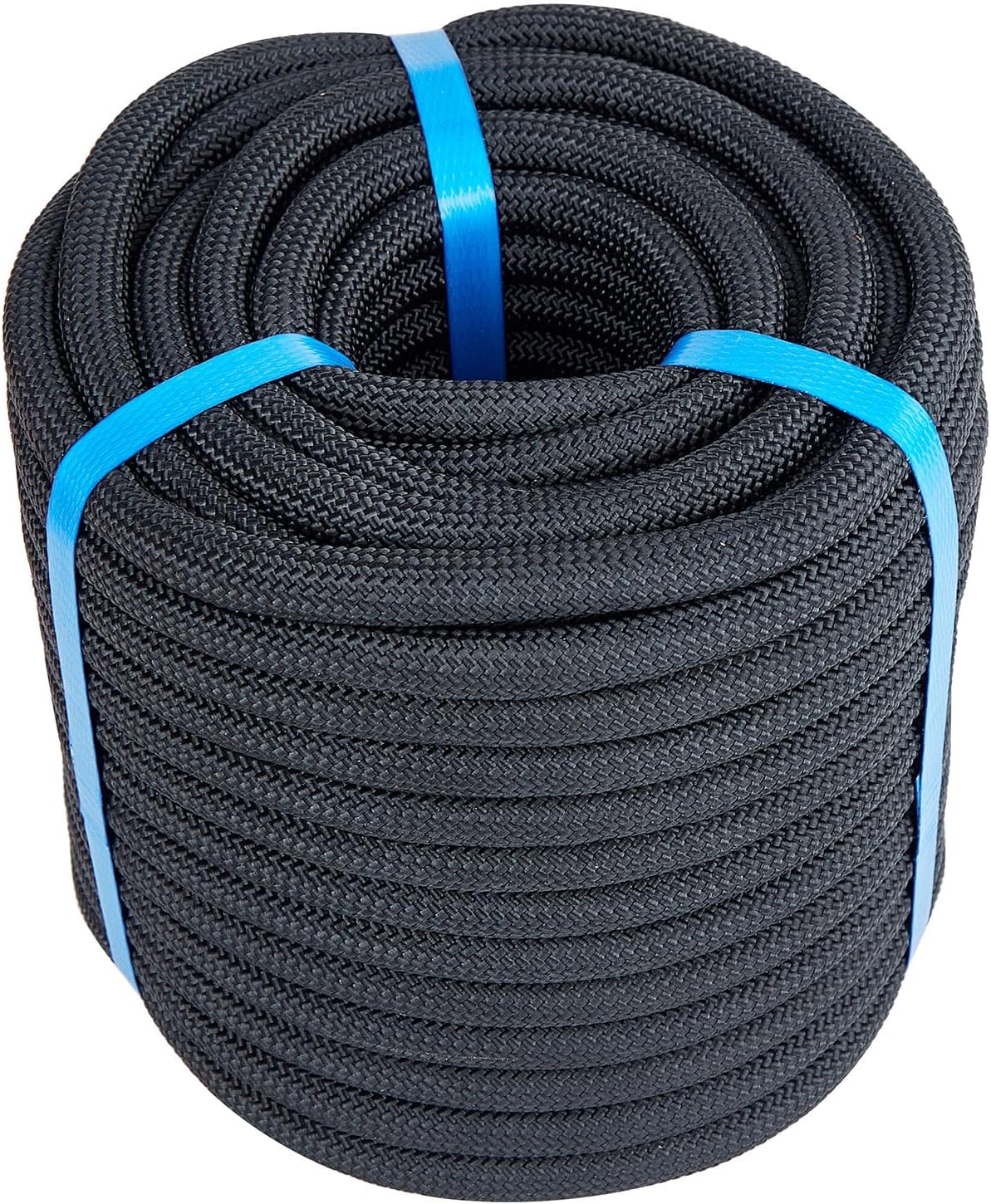 100ft 1/2 inch Nylon Rope, Polyester Double Braided Climbing Arborist ...