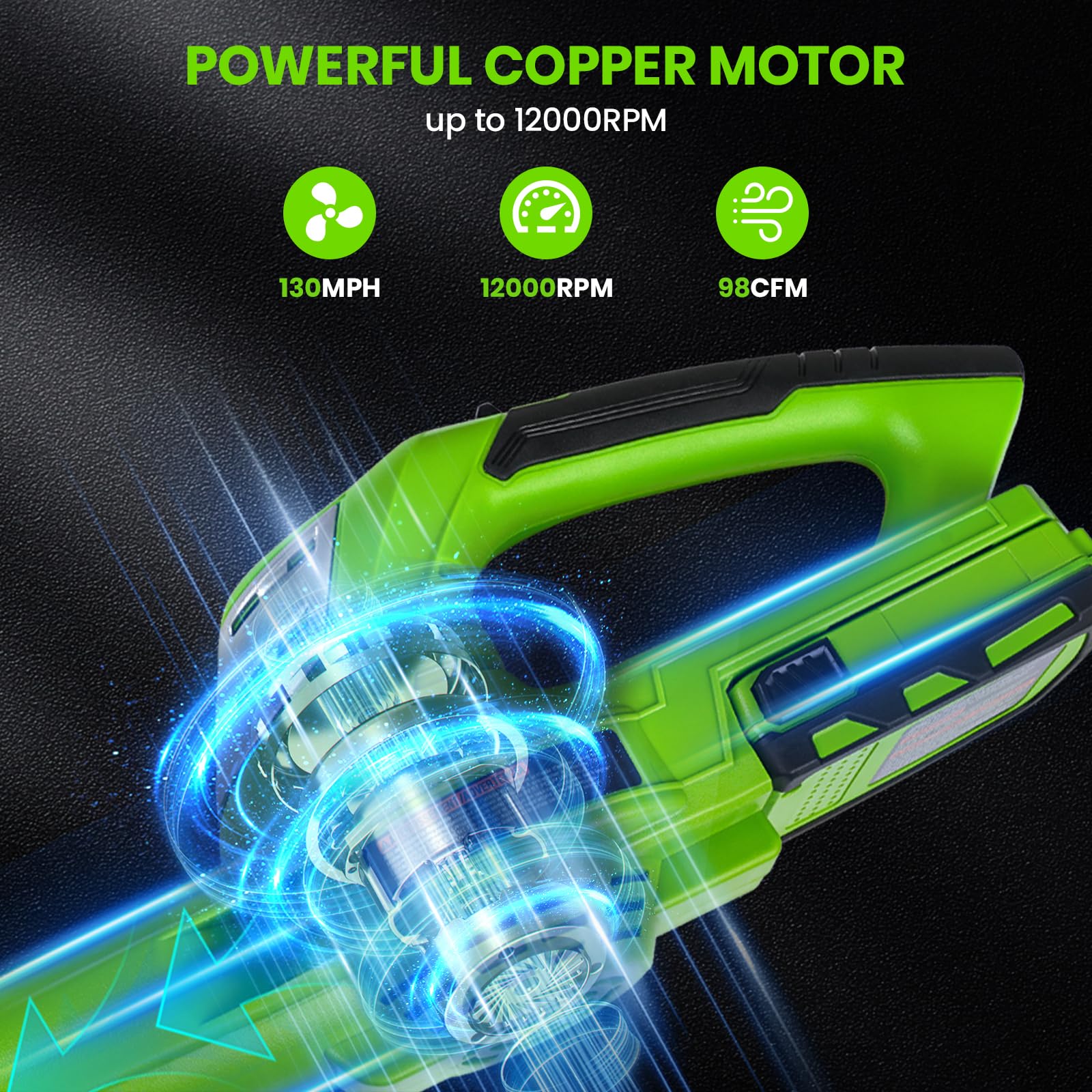 Snapklik.com : HARDELL Leaf Blower Cordless