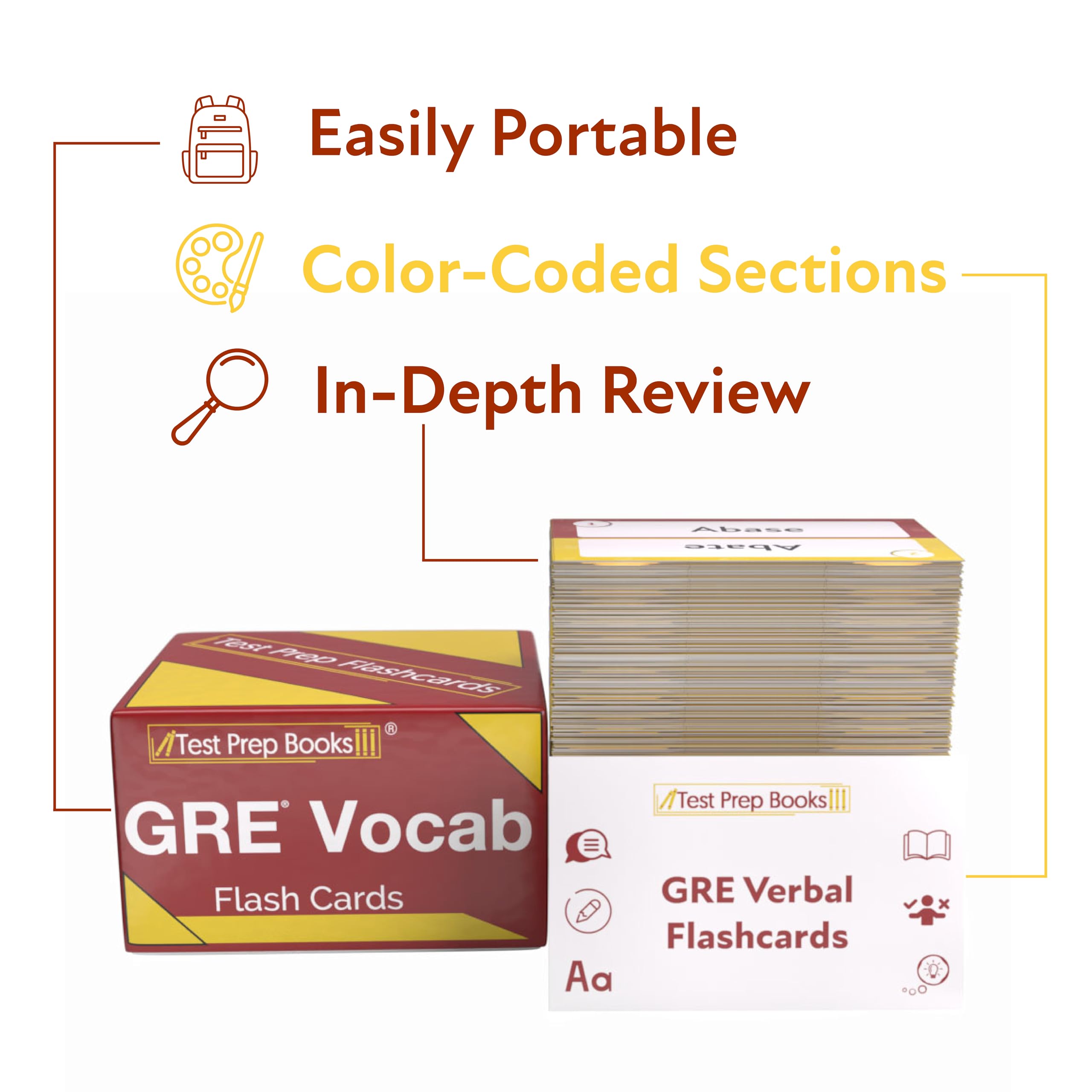 Snapklik.com : GRE Vocabulary Study Cards 2026-2027: GRE Verbal ...