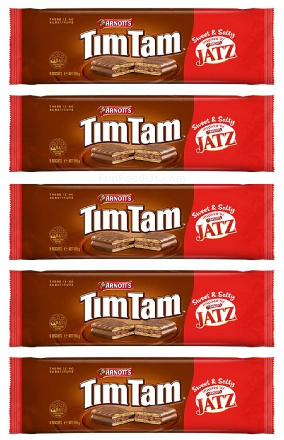 Amazon.com: Introducing NEW! Tim Tam Inspired by Jatz (Pack Of 5 x 165g ...