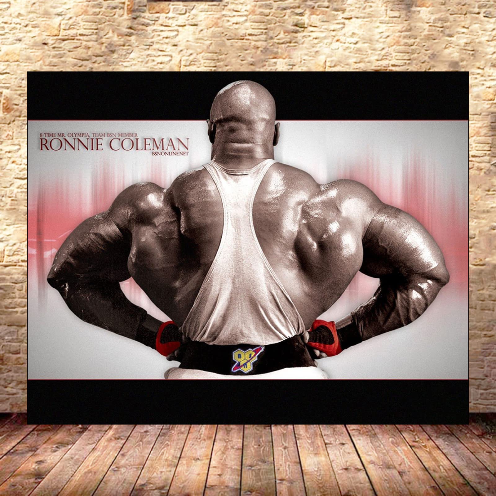 Ronnie Coleman Poster Ronnie Coleman Signed JSA COA 8x10 Mr Olympia