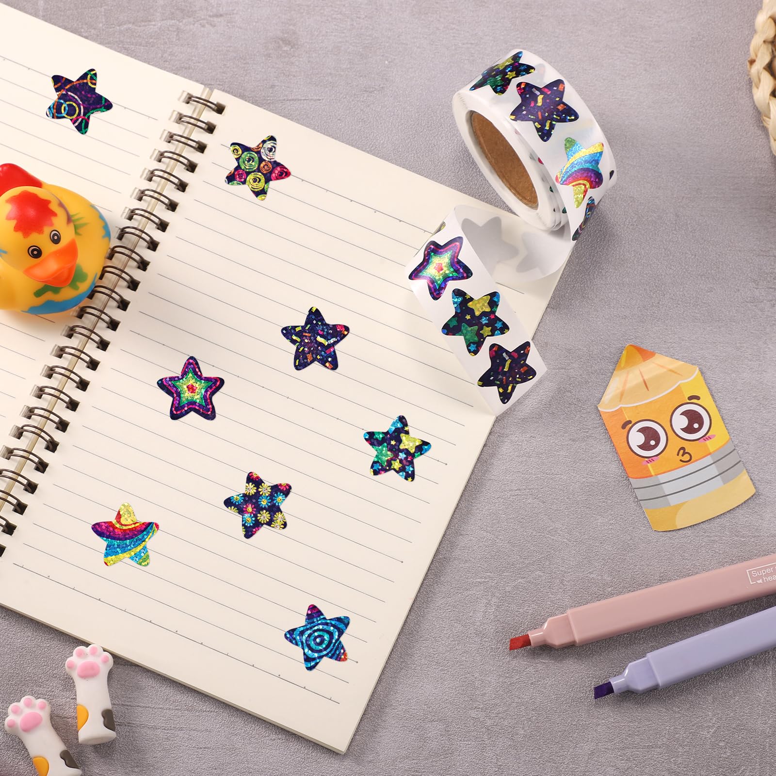 Space Stickers For Kids MODANU 500 Pcs Small Star Stickers, 1 Inch ...