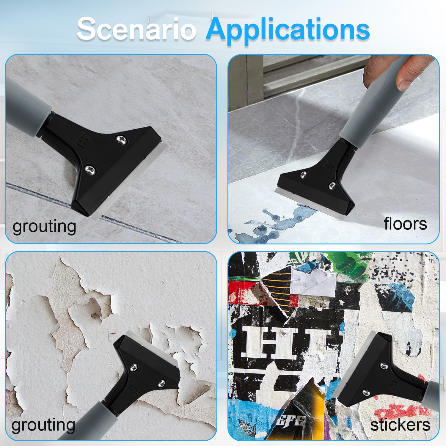 Razor Blade Scraper Floor Scrapers Home Depot Heavy Duty 4-inch Razor ...