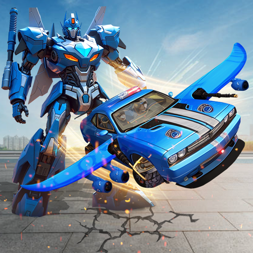 US Police Transform Robot Flying Car Cop War Games 3d-Amazonアプリストアのアプリ