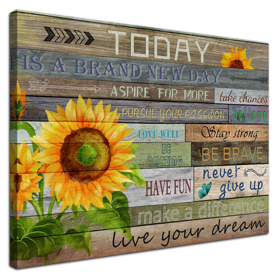 Inspirational Canvas Wall Art for Office Motivational Theme Positive ...