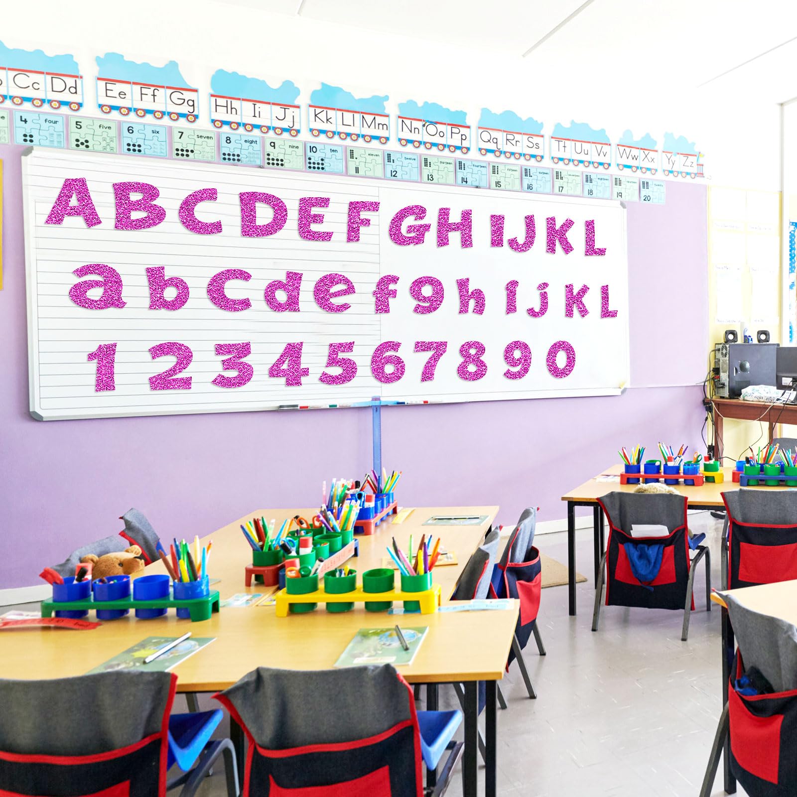 Snapklik.com : Colarr 216 Pcs Glitter Bulletin Board Letters For ...