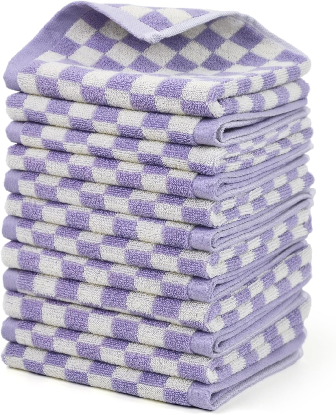 Amazon.com: Clover Wash Cloths Set of 12, Highly Absorbent Washcloth ...