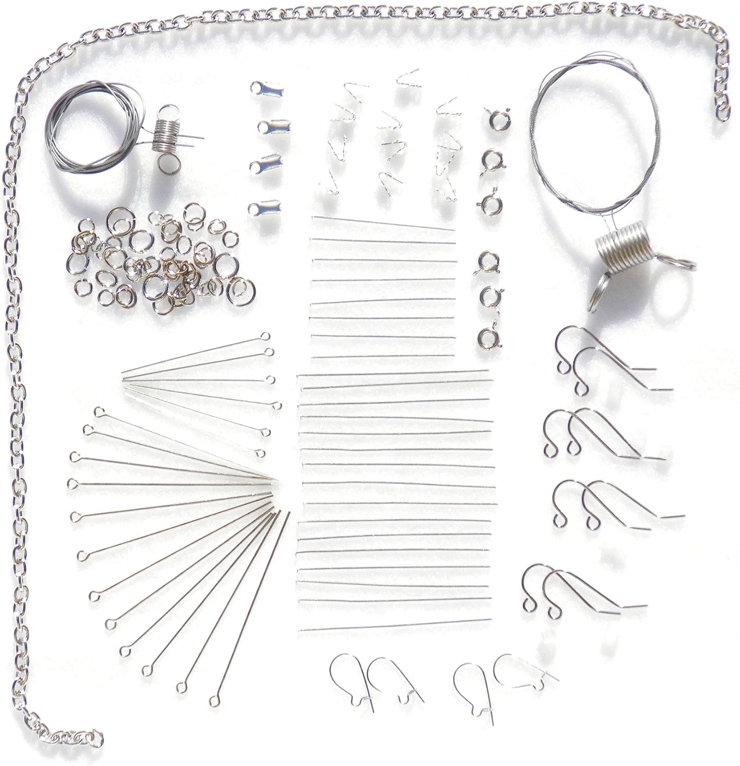 Amazon.com: Jewelry Making Findings Kit - 130+ pieces, incl. Soft Flex ...