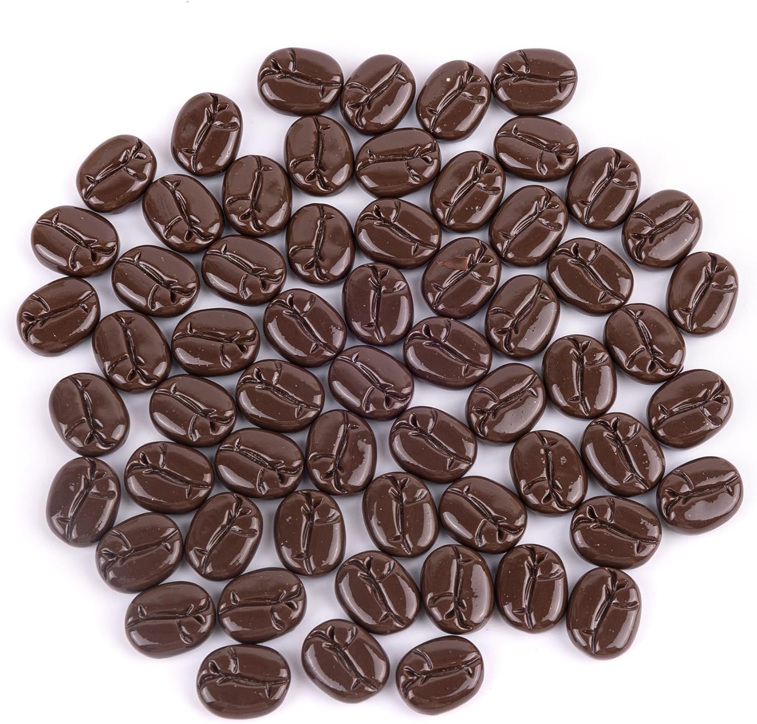 Amazon.com: Framendino, 60 Pack Resin Coffee Beans Simulation Mini Bean ...