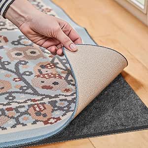 Amazon.com: Waterproof Rug Pad, Thick 8x10 ft Under Area Rug Carpet Pad ...