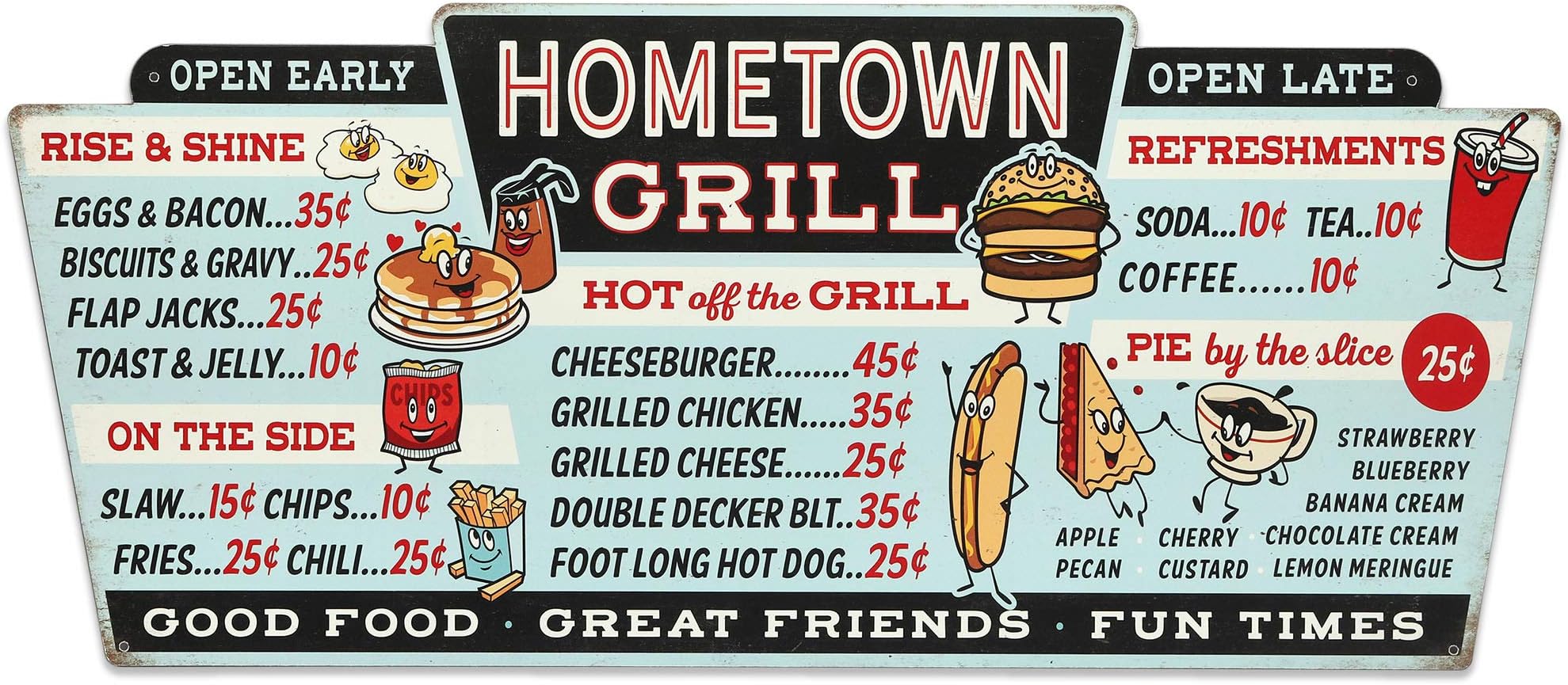 Amazon.com: BAYABU The American Diner. Roadside Cafe, 50's, 60's Dinner ...