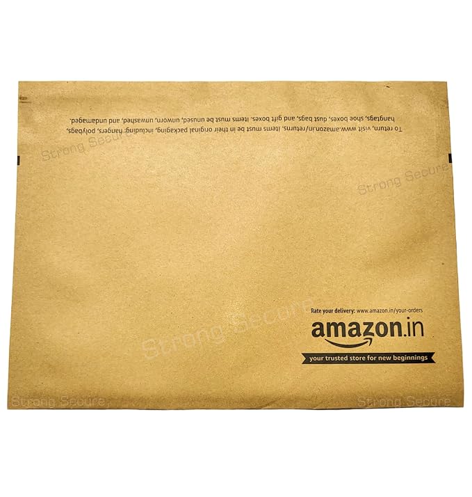 STRONG SECURE® 25 pc Pack of 7X10 inch PM1 brown Amazon courier paper ...