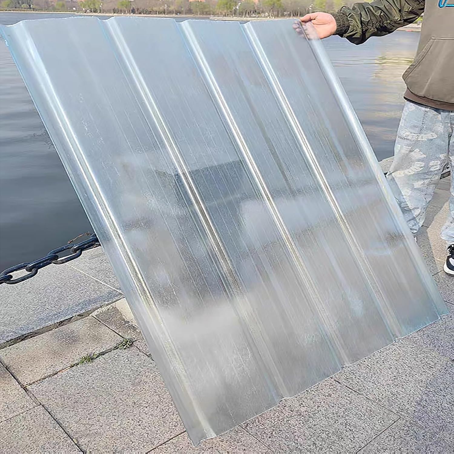 Clear Roof Sheets, FRP Daylighting Panels, Fiberglass Corrugated Board ...