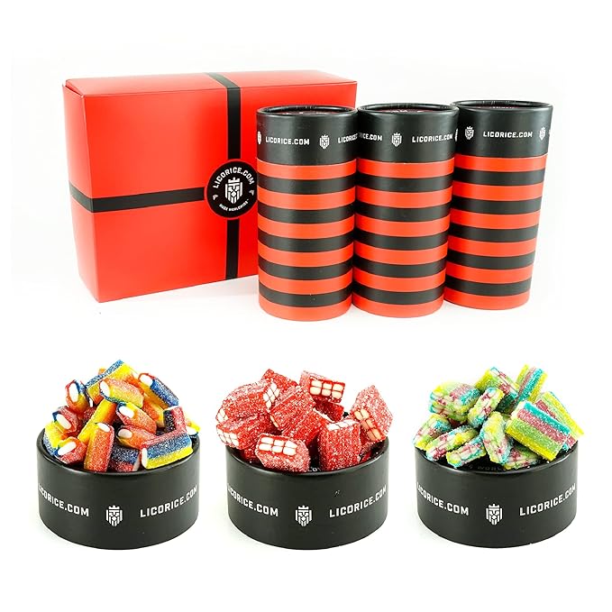 Amazon.com : Licorice.com Sour Licorice Gift Box, Gourmet Licorice Gift ...
