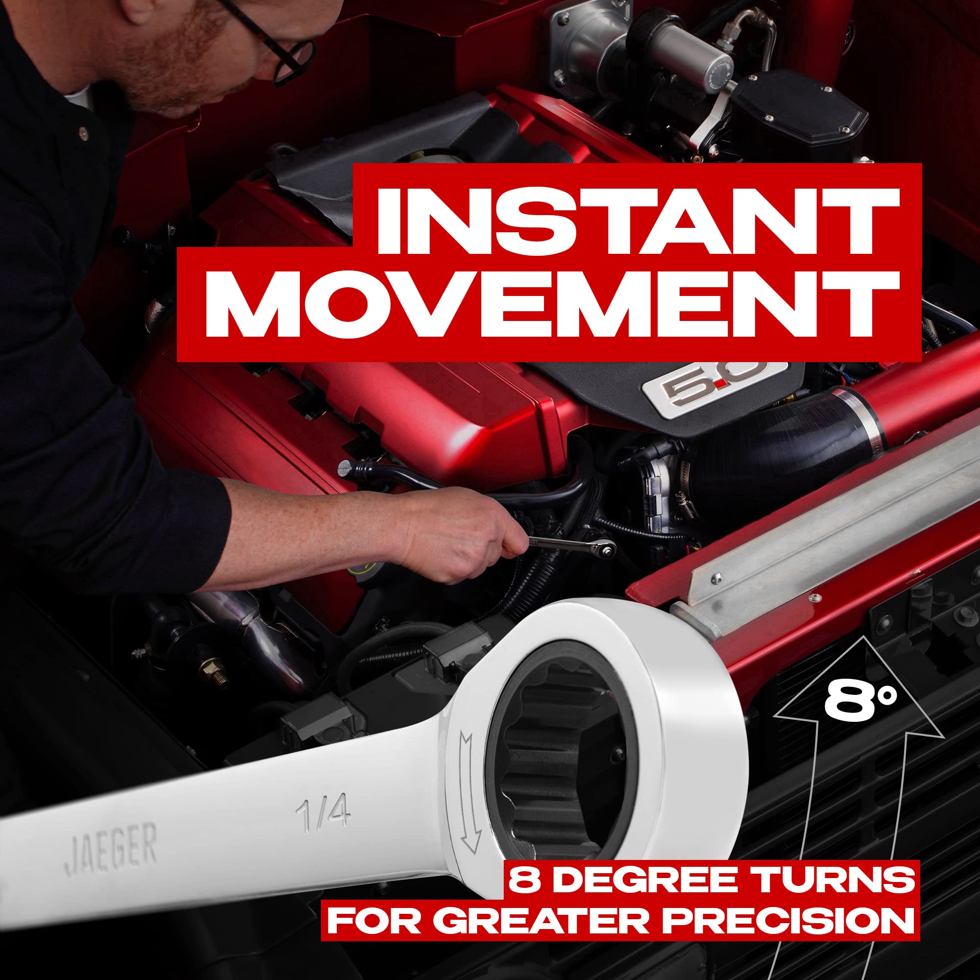 Snapklik.com : Jaeger 1/4 Inch Ratchet Wrench