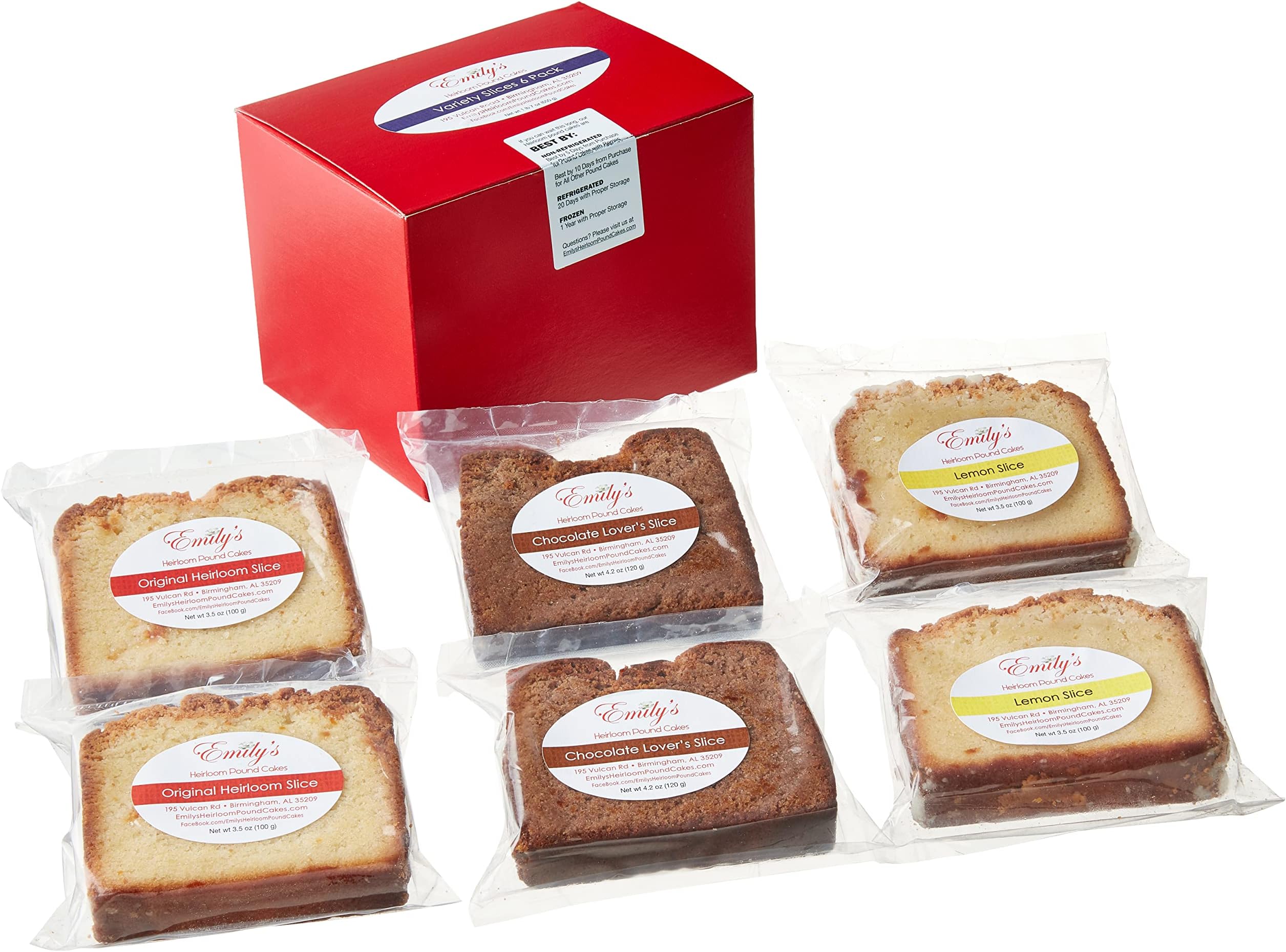 Amazon.com: Emily's Heirloom Pound Cakes Original ROUND : Grocery ...