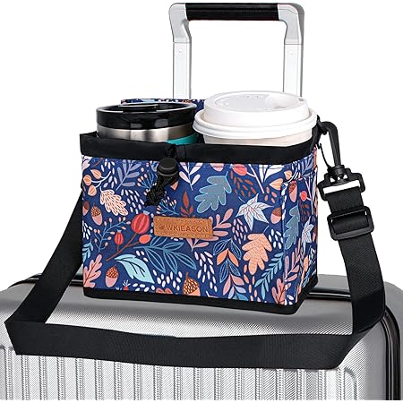 Amazon.com: Drink Caddy Portable Drink Carrier and Reusable Coffee Cup ...