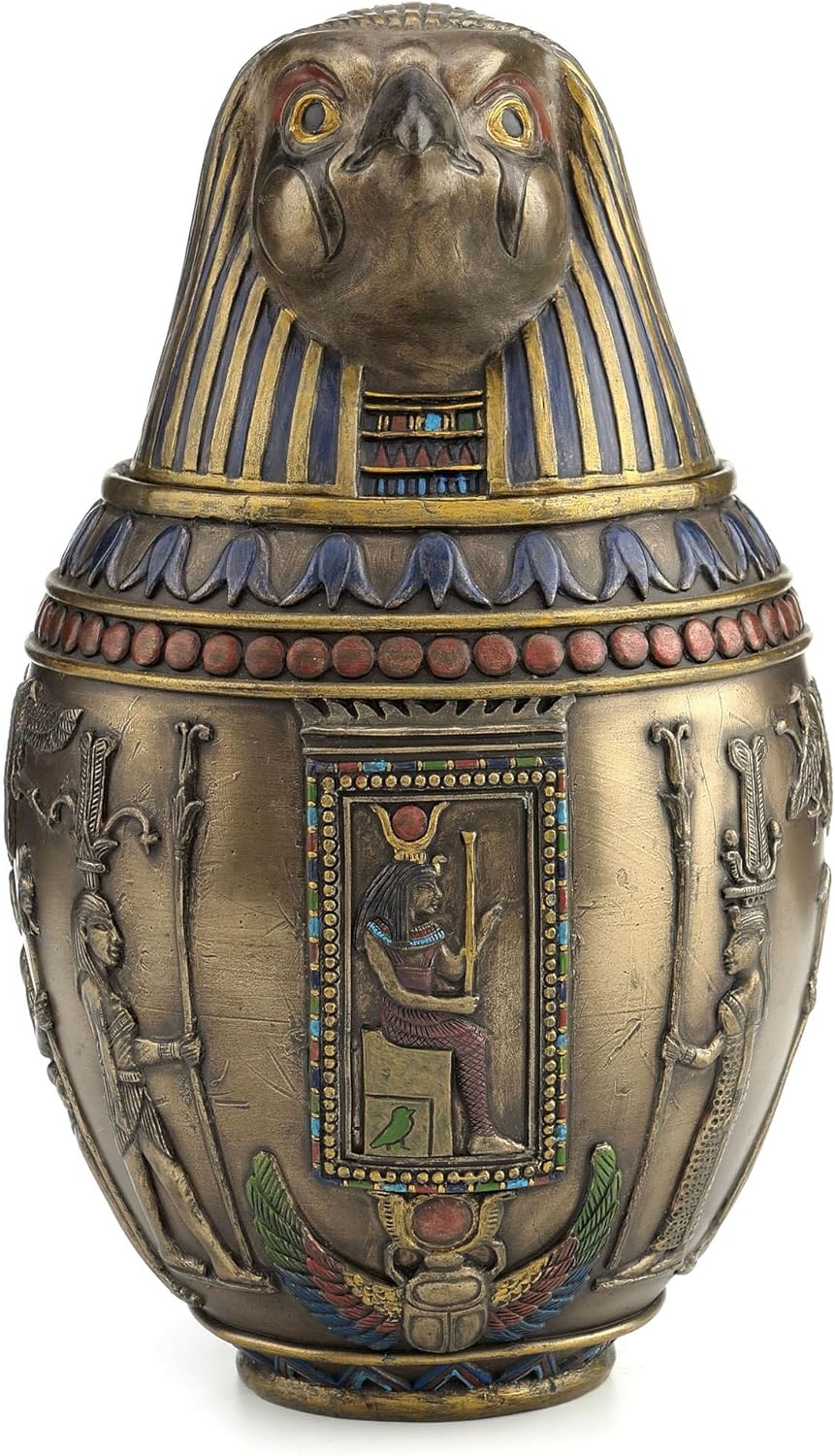 Egyptian Horus Canopic Jar Falcon : Amazon.ca: Home