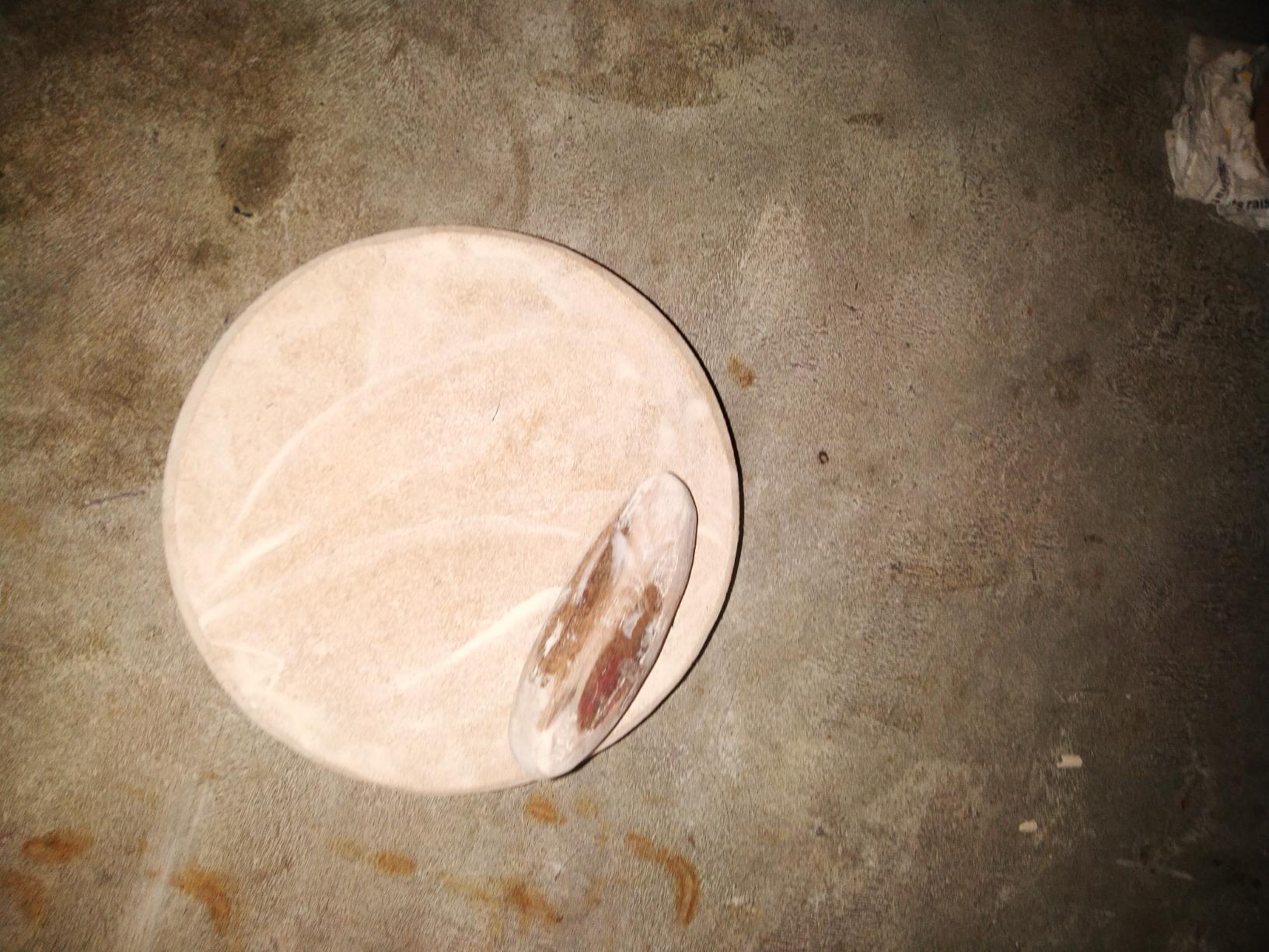 HANDCRAFTD Round Grinding Stone (5 inch, Brown) : Amazon.in: Home & Kitchen