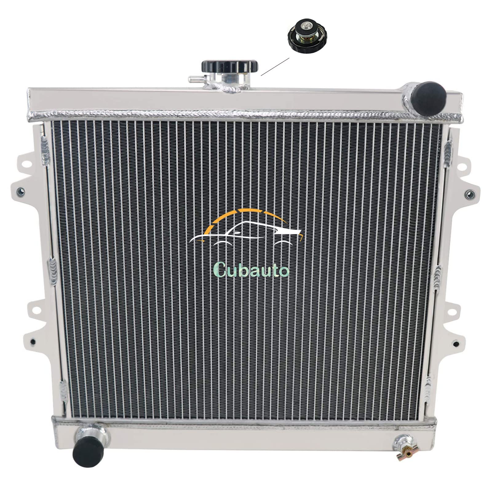 Amazon.com: Cubauto 3 Row Aluminum Radiators for 84-95 Toyota Pickup ...