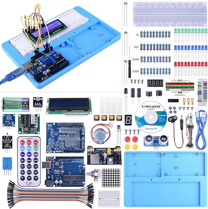 Amazon.com: UNIROI Ultimate Starter Kit Compatible with Arduino IDE ...