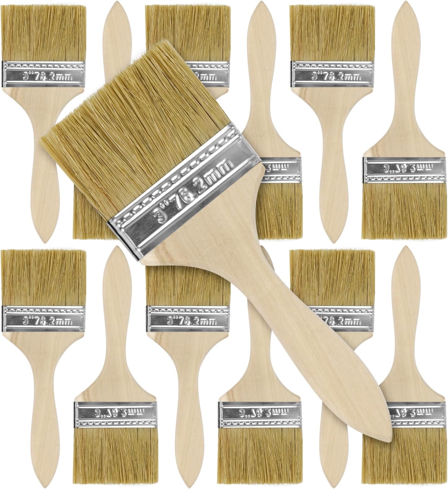 Amazon.com: Bates- Chip Paint Brushes, 3 Inch, 6 Pack, Chip Brush ...