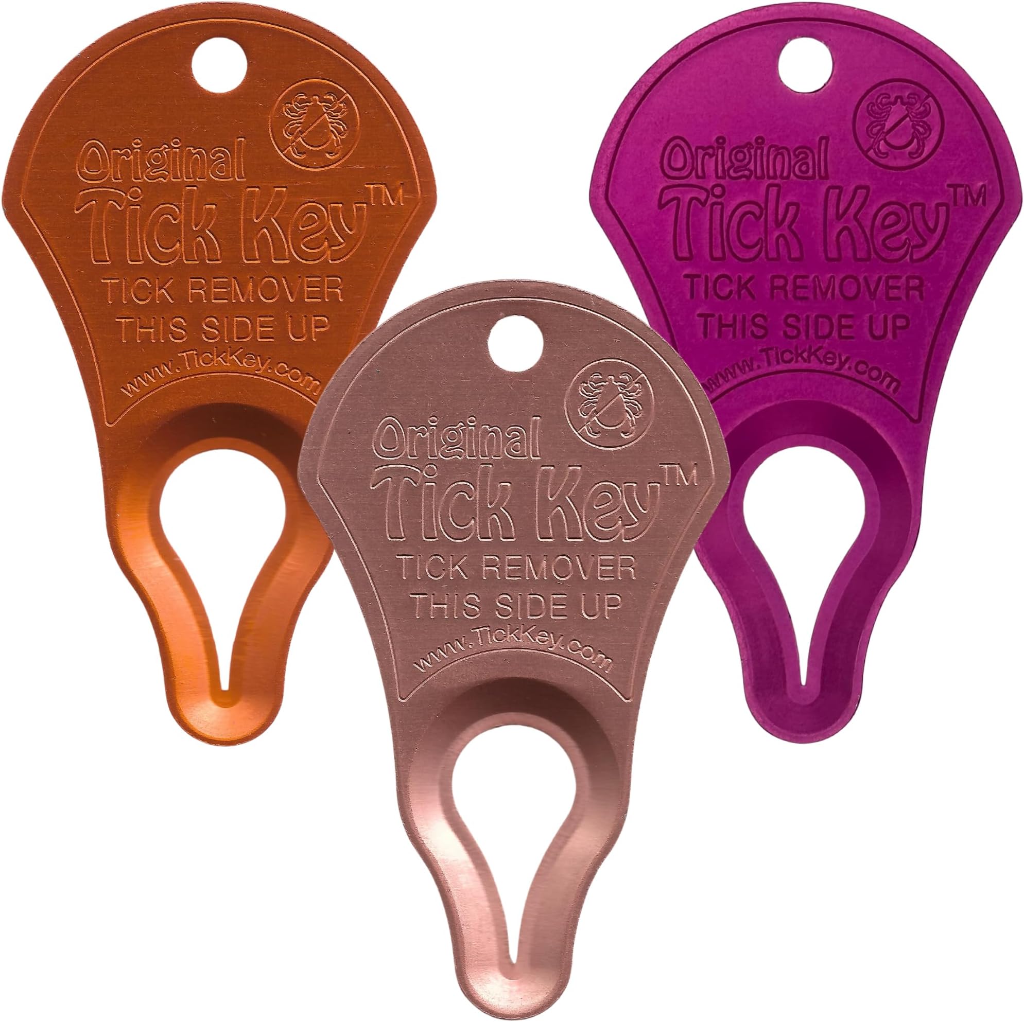 Original Tick Key for Tick Removal 3 Pack (Multi Color) : Amazon.ca ...