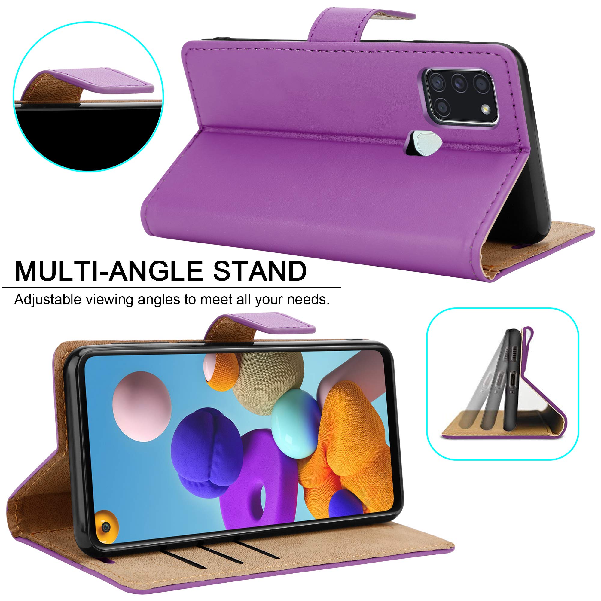 Wallet Case For Samsung Galaxy S23 A04s A13 A33 A53 A23 Leather Flip Phone Cover | eBay