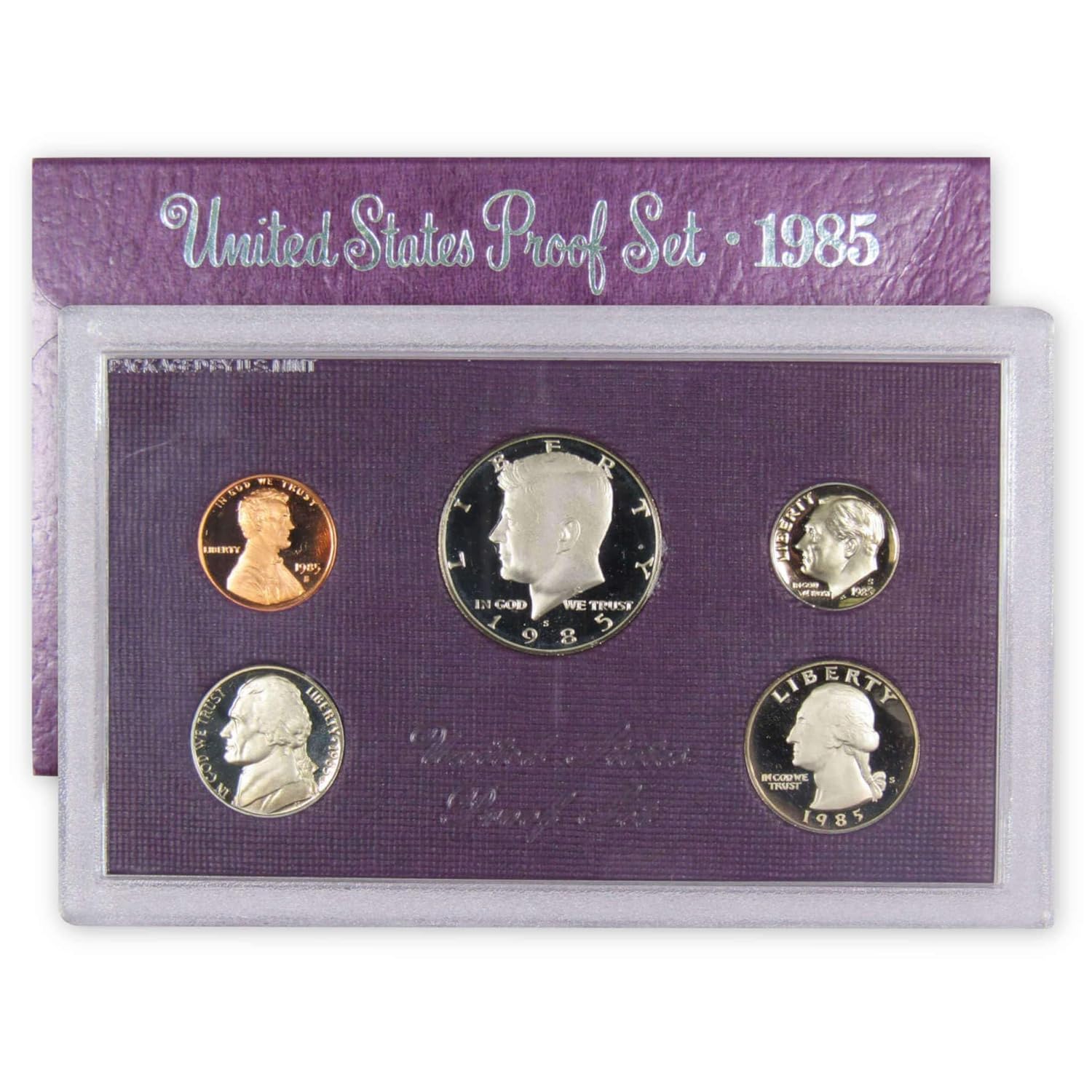 1985 Clad Proof Set U.S. Mint Original Government Packaging OGP at ...