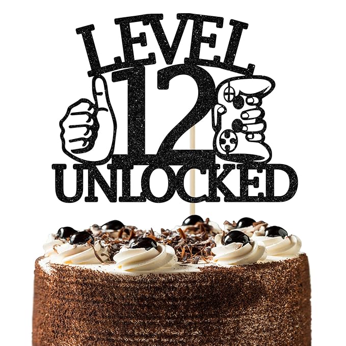 First Holy Communion Level 12 Unlocked Cake Topper, Video Game Theme ...