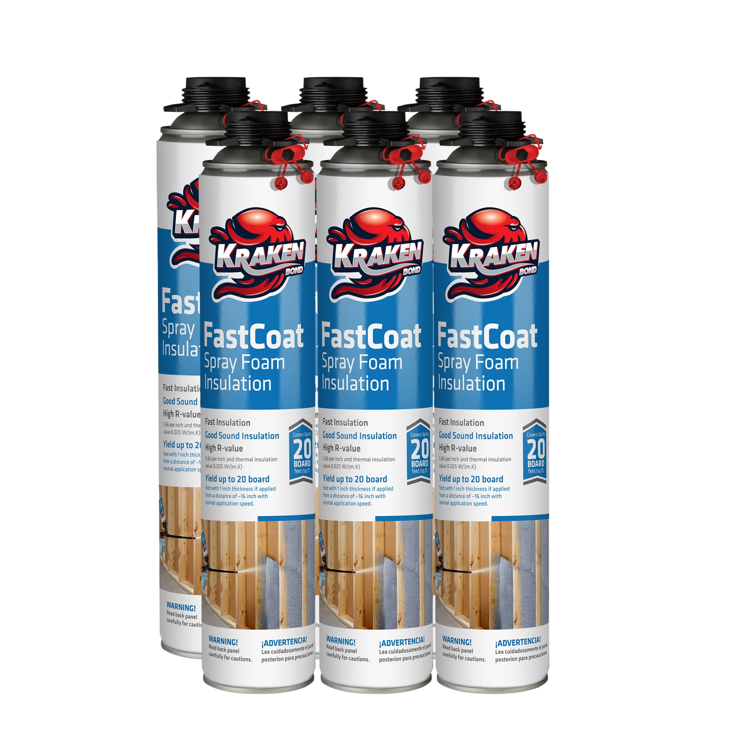 Snapklik.com : Kraken Bond Fastcoat Spray Foam Insulation - Closed Cell ...