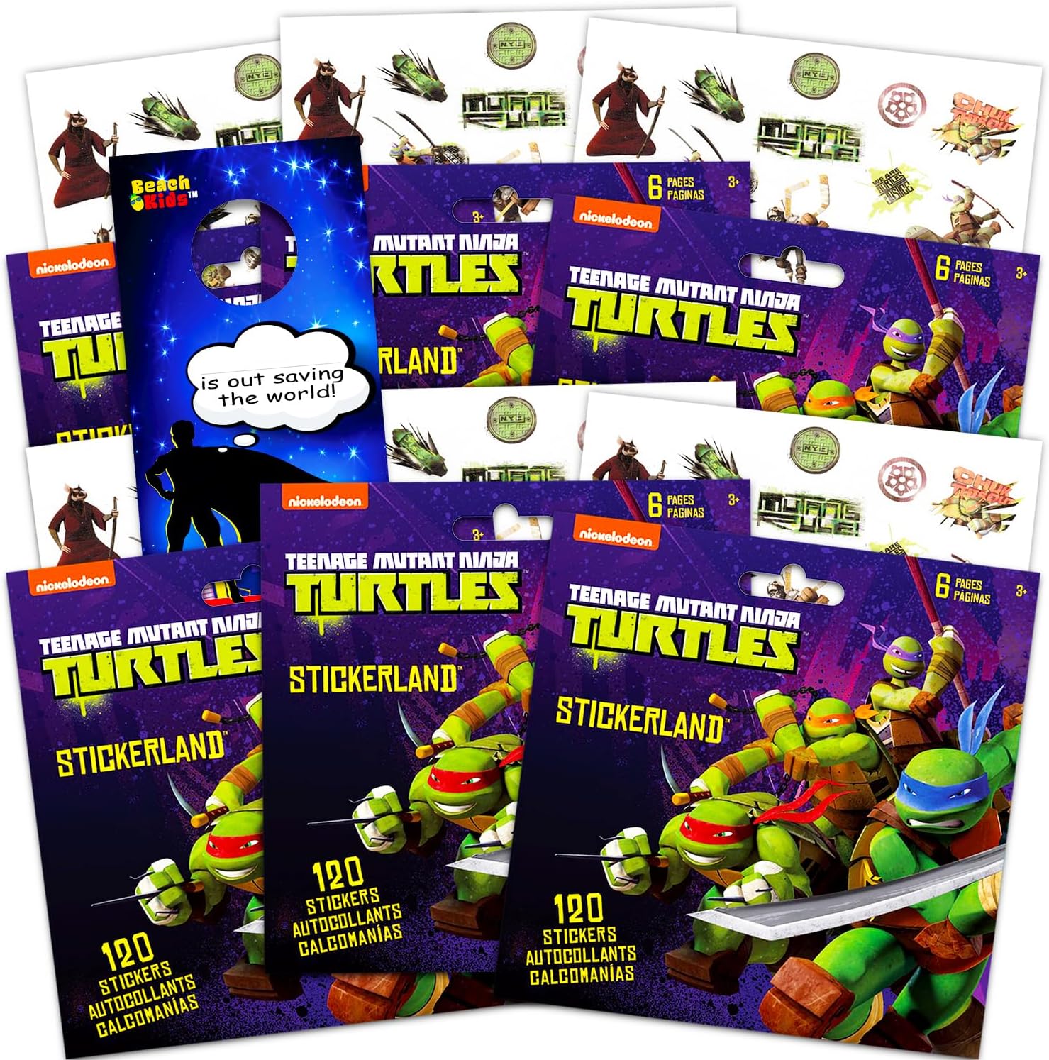 Amazon.com: Teenage Mutant Ninja Turtles Party Favor Set - Bundle of 6 ...