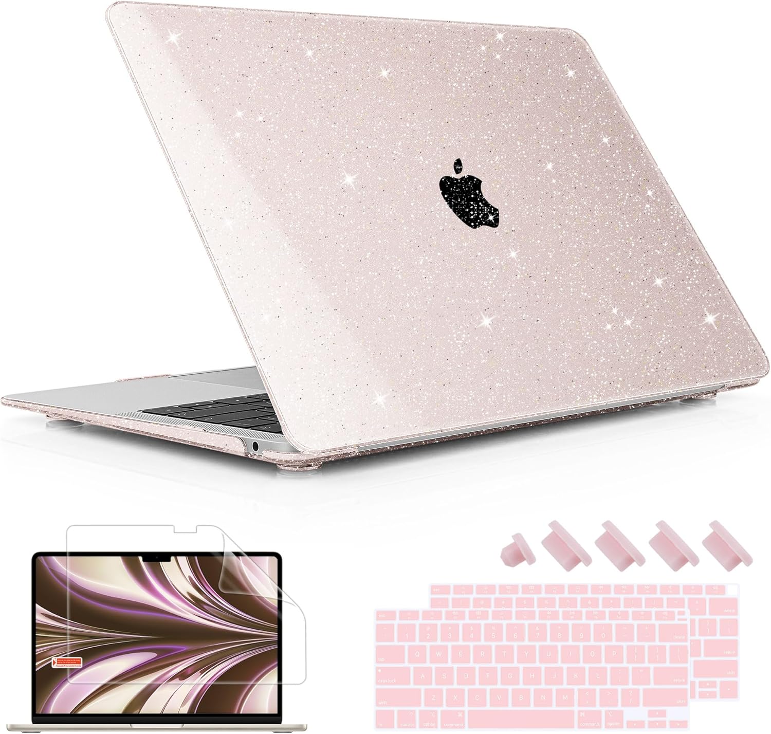 Amazon.com: May Chen Compatible with MacBook Air 13 inch Case 2021 2020 ...